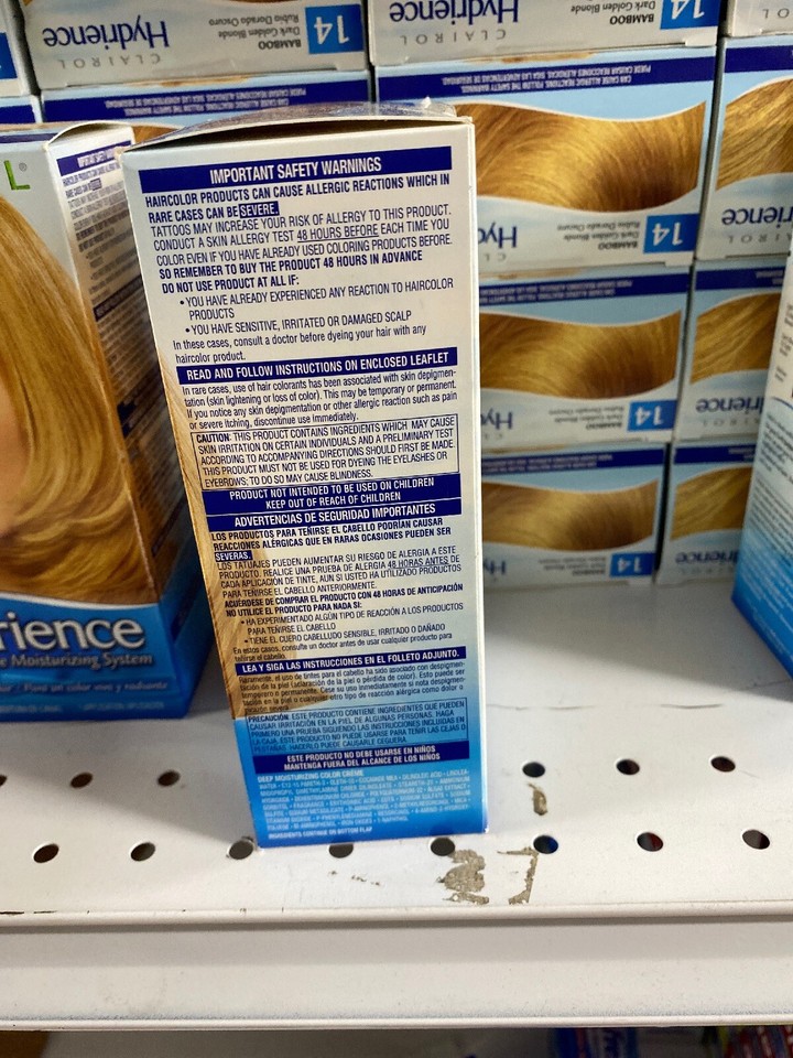 CLAIROL HYDRIENCE CREME MOISTURIZING SYSTEM #14 GOLDEN BLONDE *RARE* | eBay