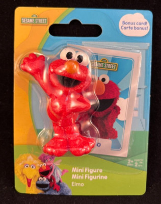 Sesame Street - Elmo - Mini Figure - Approx. 2 1/4" High - w/ Bonus ...