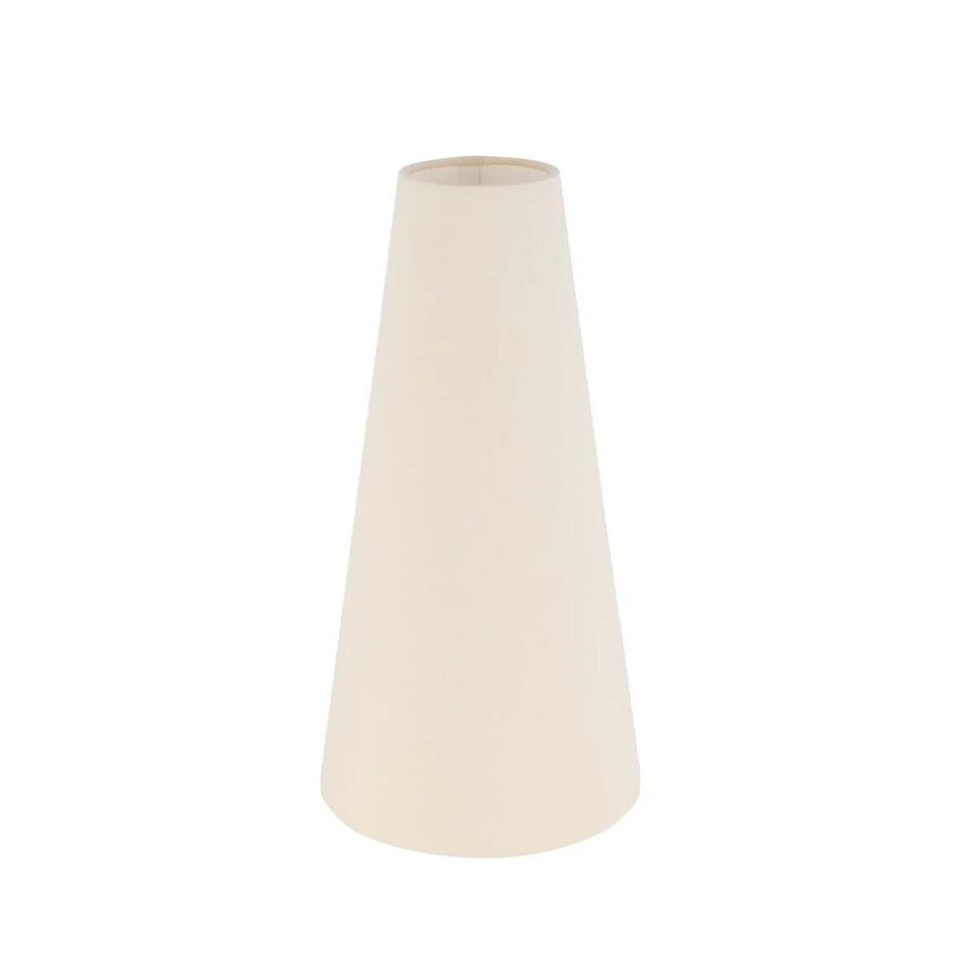 Empire Silk Fabric Tall Narrow Cone Coolie Table / Floor Lamp Shade ...