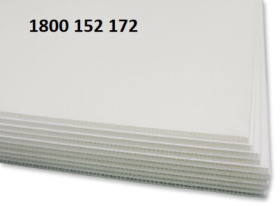 CORRIBOARD PLASTIC PROTECTION SHEETS BOARD 1830 X 1220 X 3MM (20 SHEETS ...