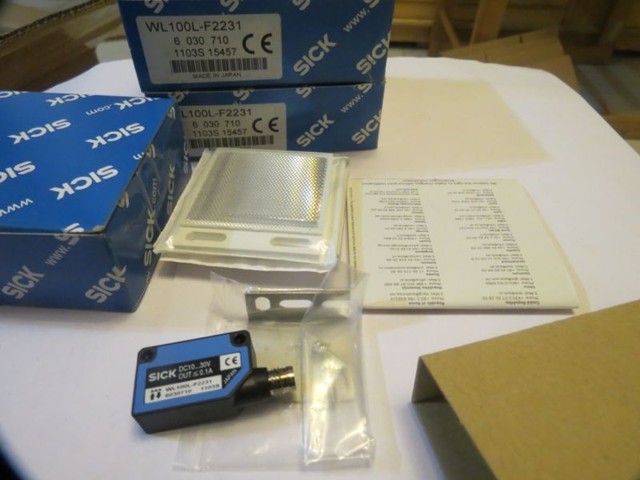 Wl100l-f2231 SICK Photoelectric Sensor Switch 6030710 WL100LF2231 for ...