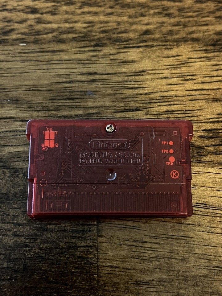Pokemon Ruby Version GBA, Authentic, Tested & Working, Dry Battery ...