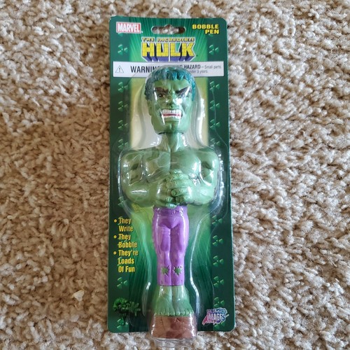 The Incredible Hulk Bobble Pen Comic Images 2003 NEW Marvel Bobblehead ...