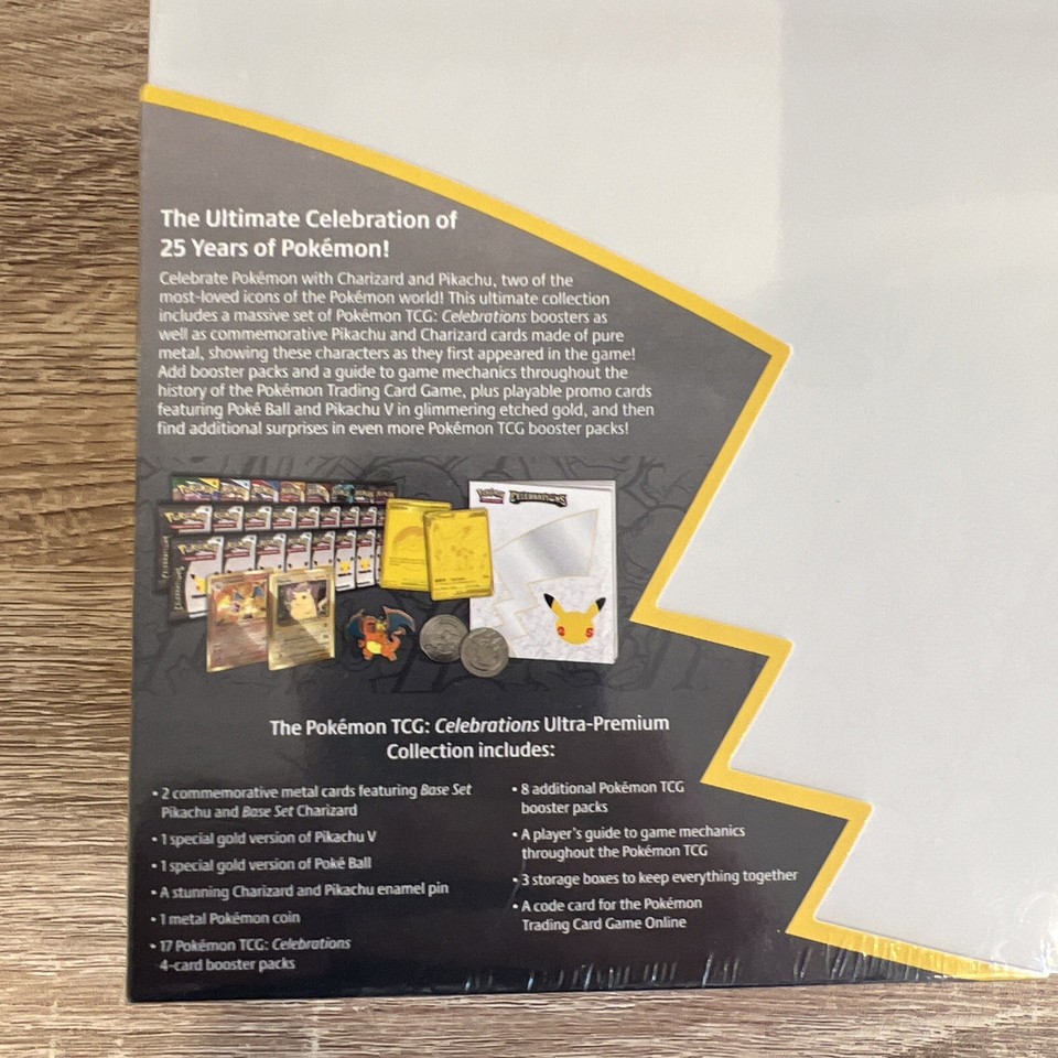 Pokemon Celebrations 25th Ultra Premium Collection 25th Anniversary UPC ...