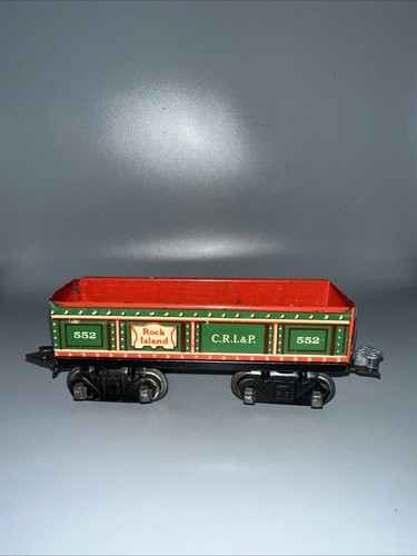 Vintage Marx Train- Rock Island CRI&P 552 Gondola Car no box repaired ...