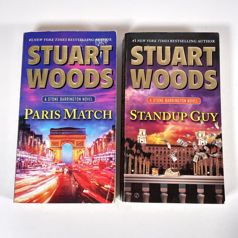 Lot of 24 Stuart Woods Stone Barrington Mass Market Paperback Books | eBay