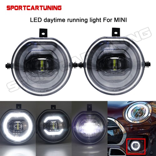 Fits Mini Cooper F55 F56 F54 F57 LED Halo Ring DRL Parking Fog Driving ...