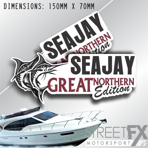 Great Northern Edition SEAJAY 150mm Sticker Decal 4x4 Camping Caravan ...
