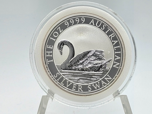 2017 1oz .9999 Fine Silver Australia "Silver Swan" Round **IN BOX AND ...