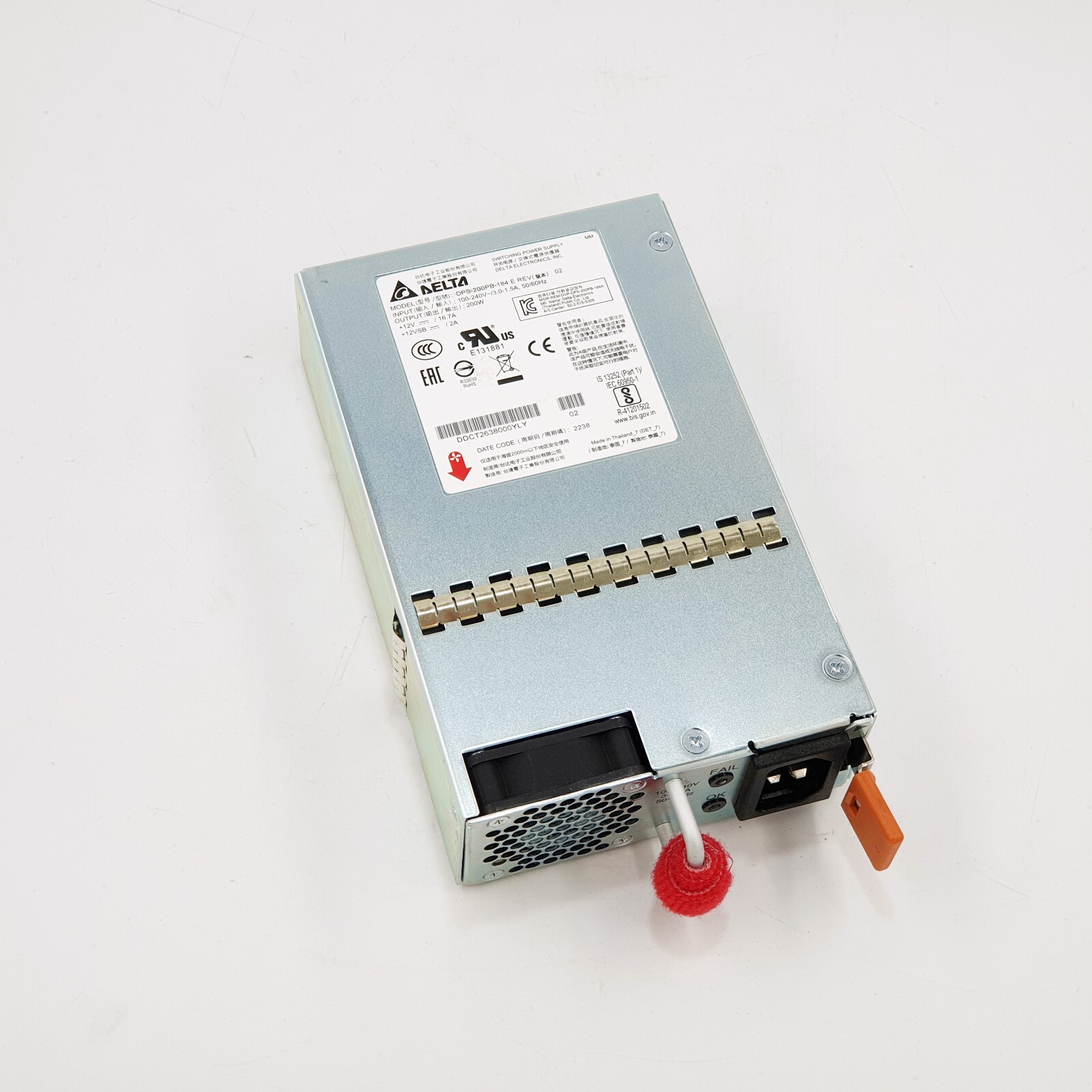 Dell 00X3X6 Delta Electronics DPS-200PB-184 200W Switching Power Supply ...