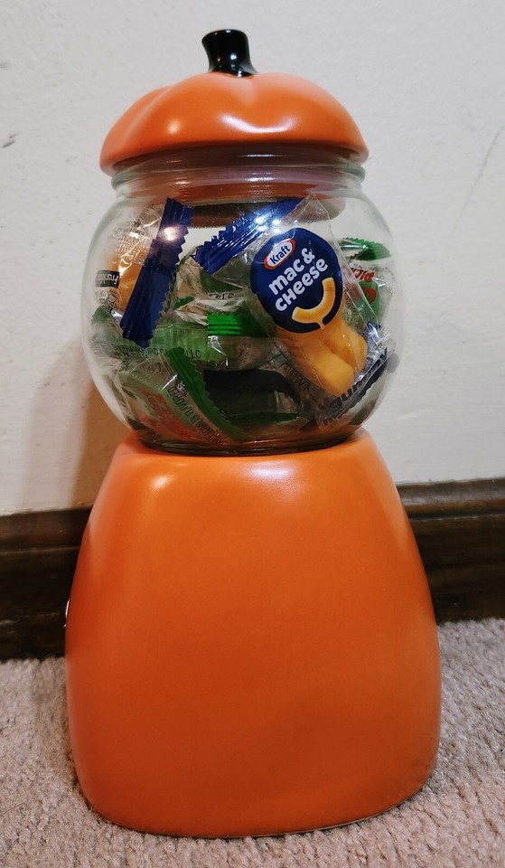 Rae Dunn Sold Out Trick Or Treat Halloween Orange Gumball Machine | eBay