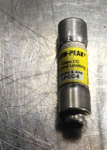 EATON BUSSMANN LOW PEAK FUSE LP-CC-6 600V Used Surplus | eBay