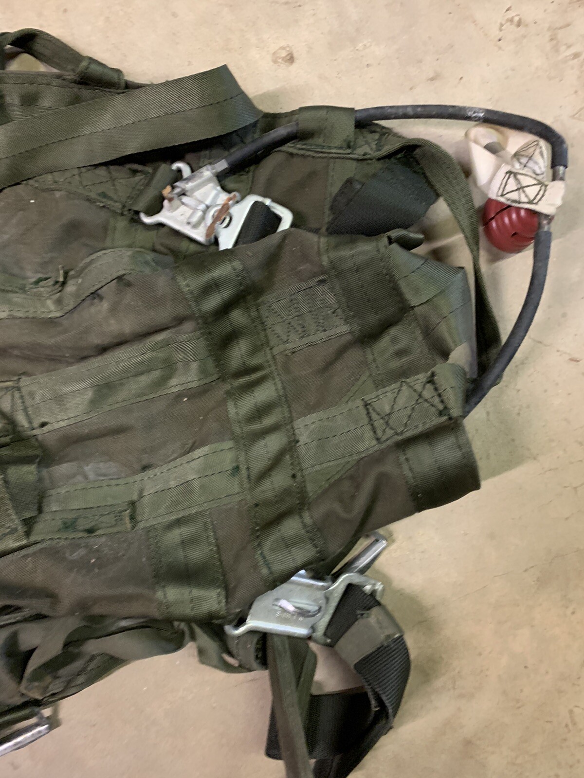 Parachute harness weapon and equiptment Military Issue | eBay