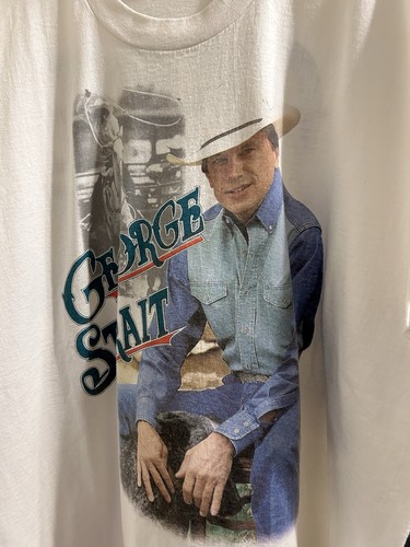 Vintage 1994 George Strait Tour Shirt Tee XXL 90s Country Willie Nelson ...
