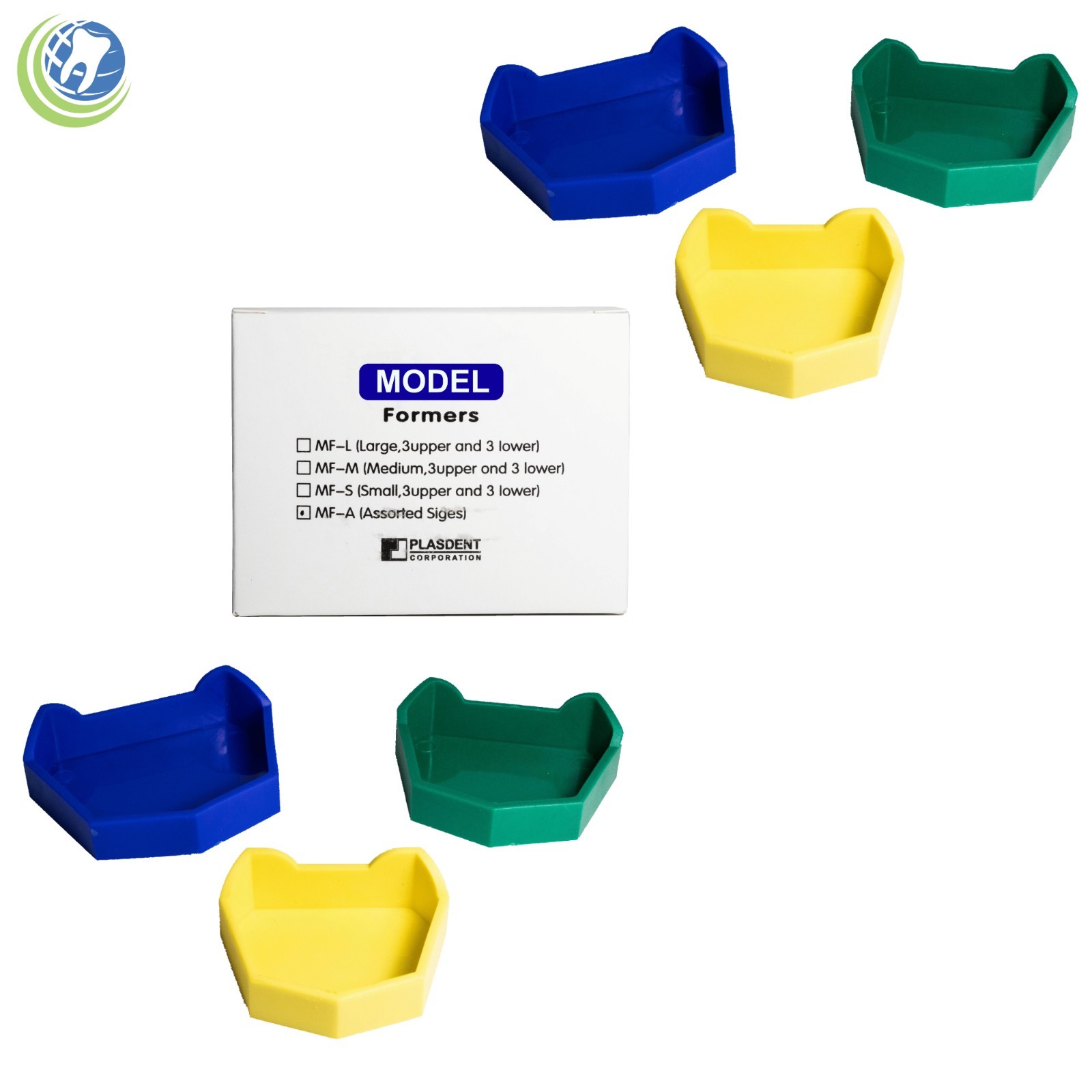 Dental Lab Model Base Former Molds Tray Loading with Notches Color ...