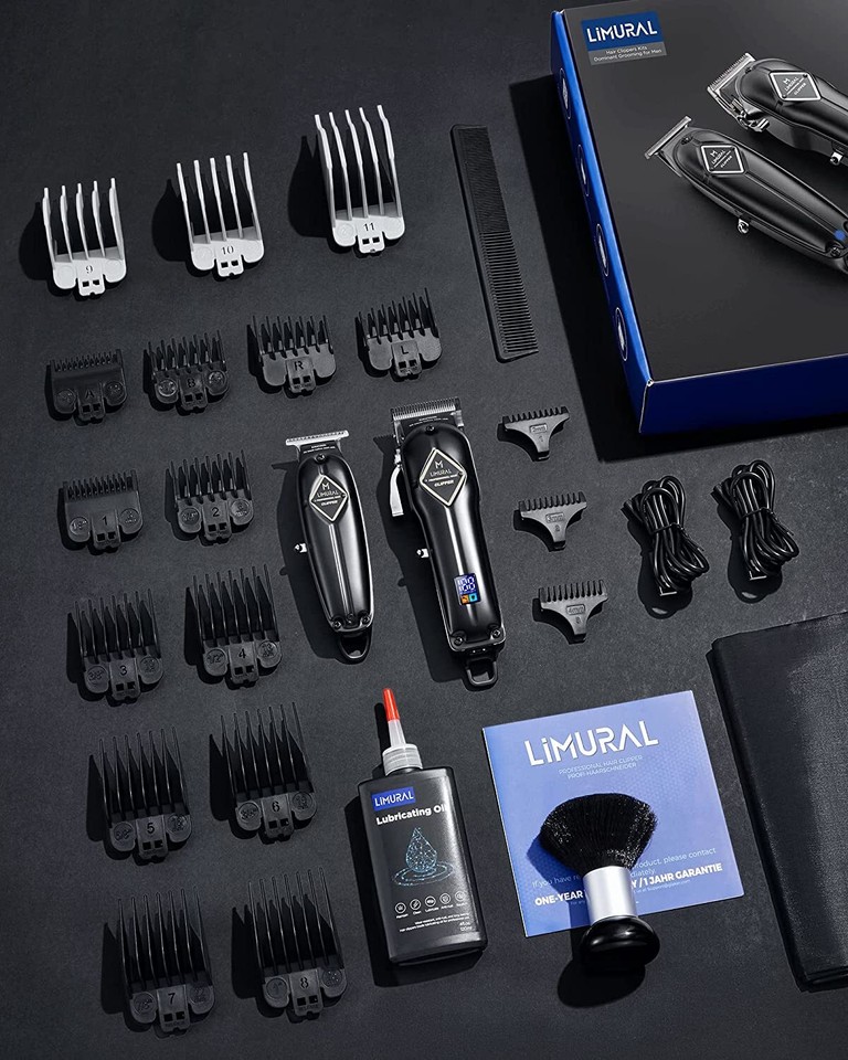 Limural Hair Clippers Trimmer Mens Cordless Shaver Cutting Machine ...
