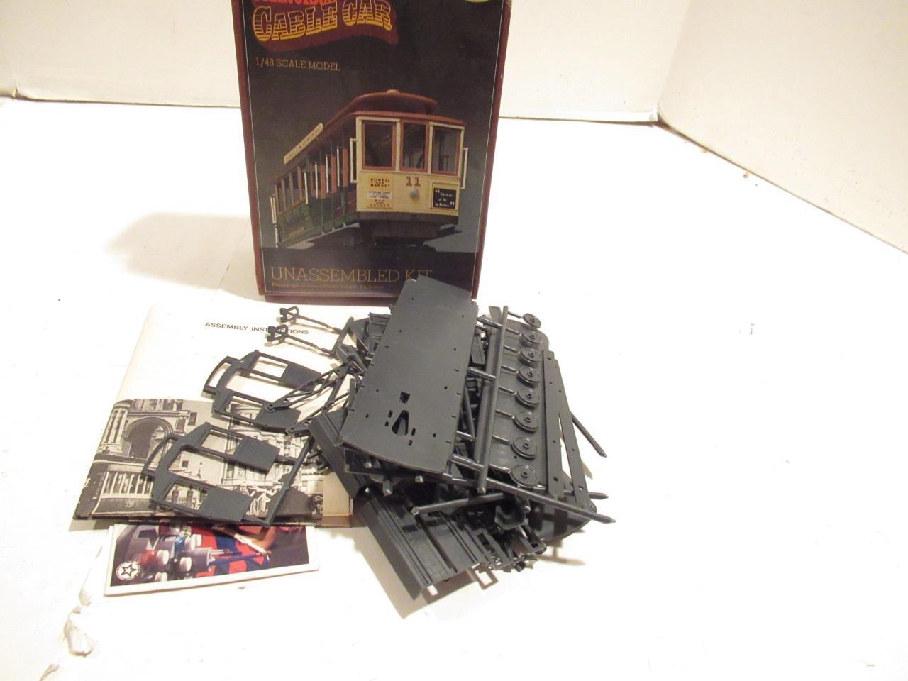 TESTORS 1/48TH SCALE SAN FRANCISCO CABLE CAR KIT - STILL NEW- HB3 | eBay
