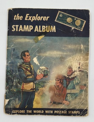 1960 The Explorer Stamp Album - 100’s of Stamps - Early US | eBay