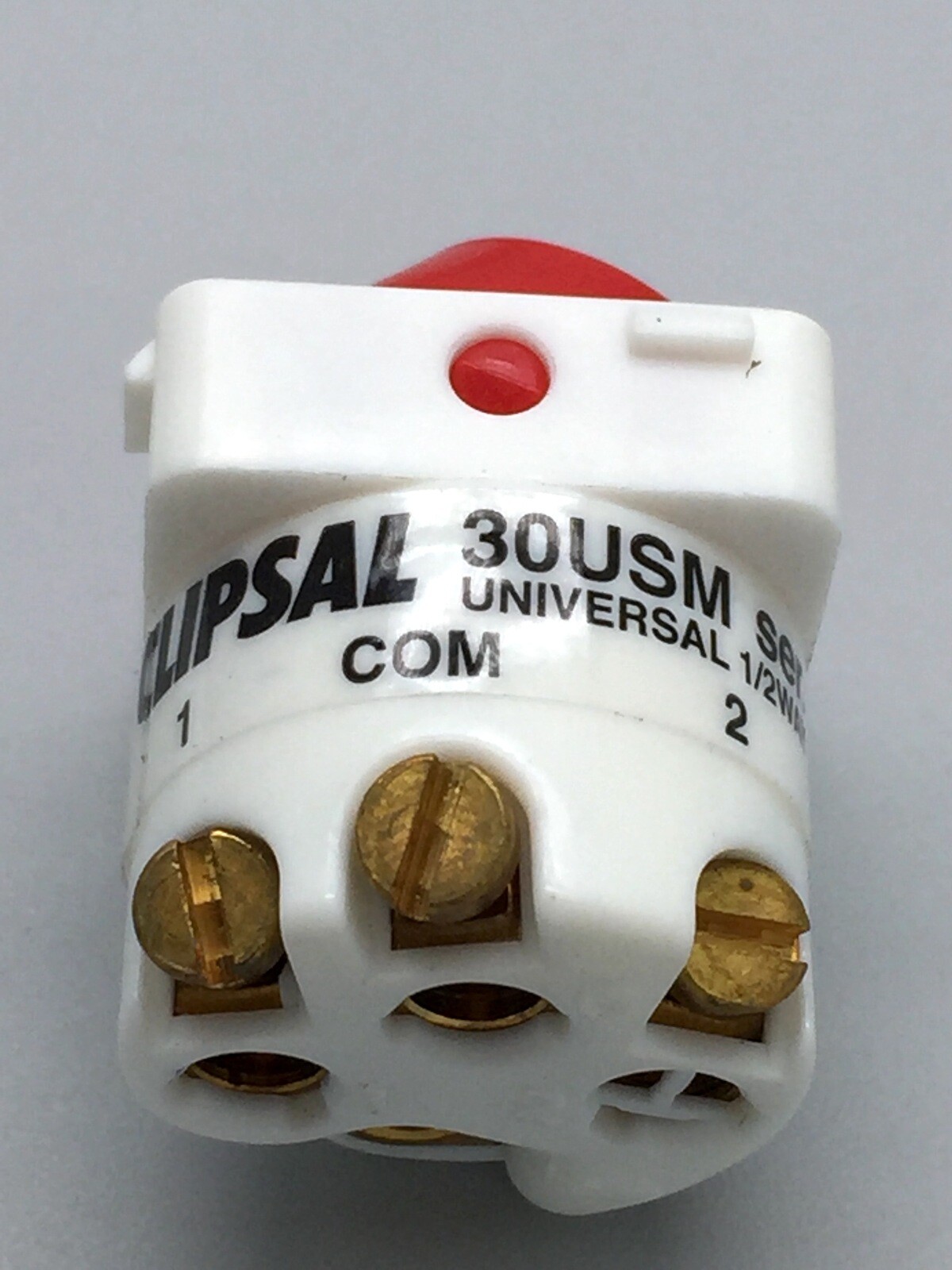 CLIPSAL 30USM Switch Universal Loads 20A 16AX Rocker 250VAC Red x10 ...