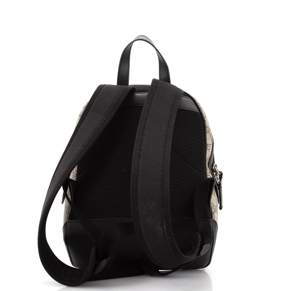 Gucci Zip Pocket Backpack GG Coated Canvas Small | eBay