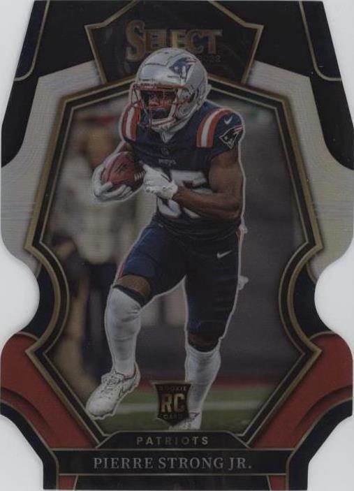 2022 Panini Select - Premier Level Pierre Strong Jr. #168 Black & Red ...