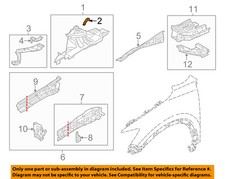 Porsche OEM 14-18 Panamera Fender-apron Assembly Rivet 99919022701 for ...