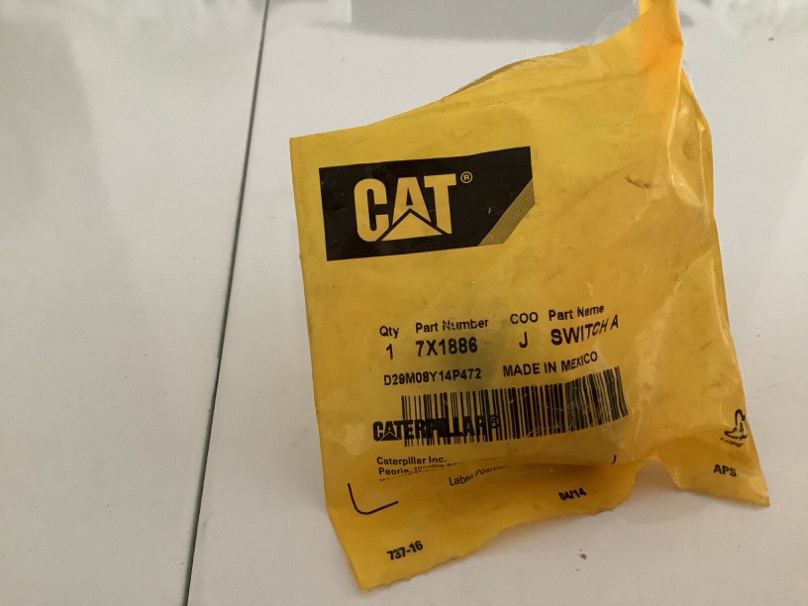 Genuine CAT Caterpillar 7X-1886 7X1886 Switch | eBay
