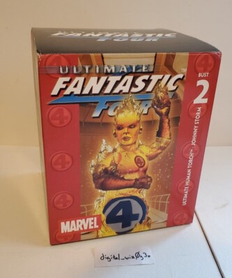 2004 HUMAN TORCH - Ultimate Fantastic Four Bust Diamond Select Limited ...