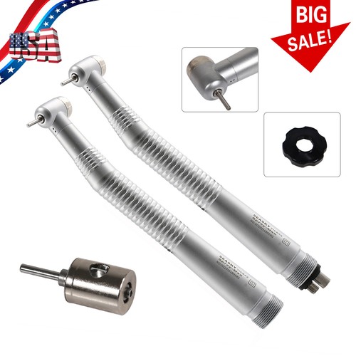 NSK Style Dental High Speed Handpieces Push Button 2/4Holes Air Turbine ...