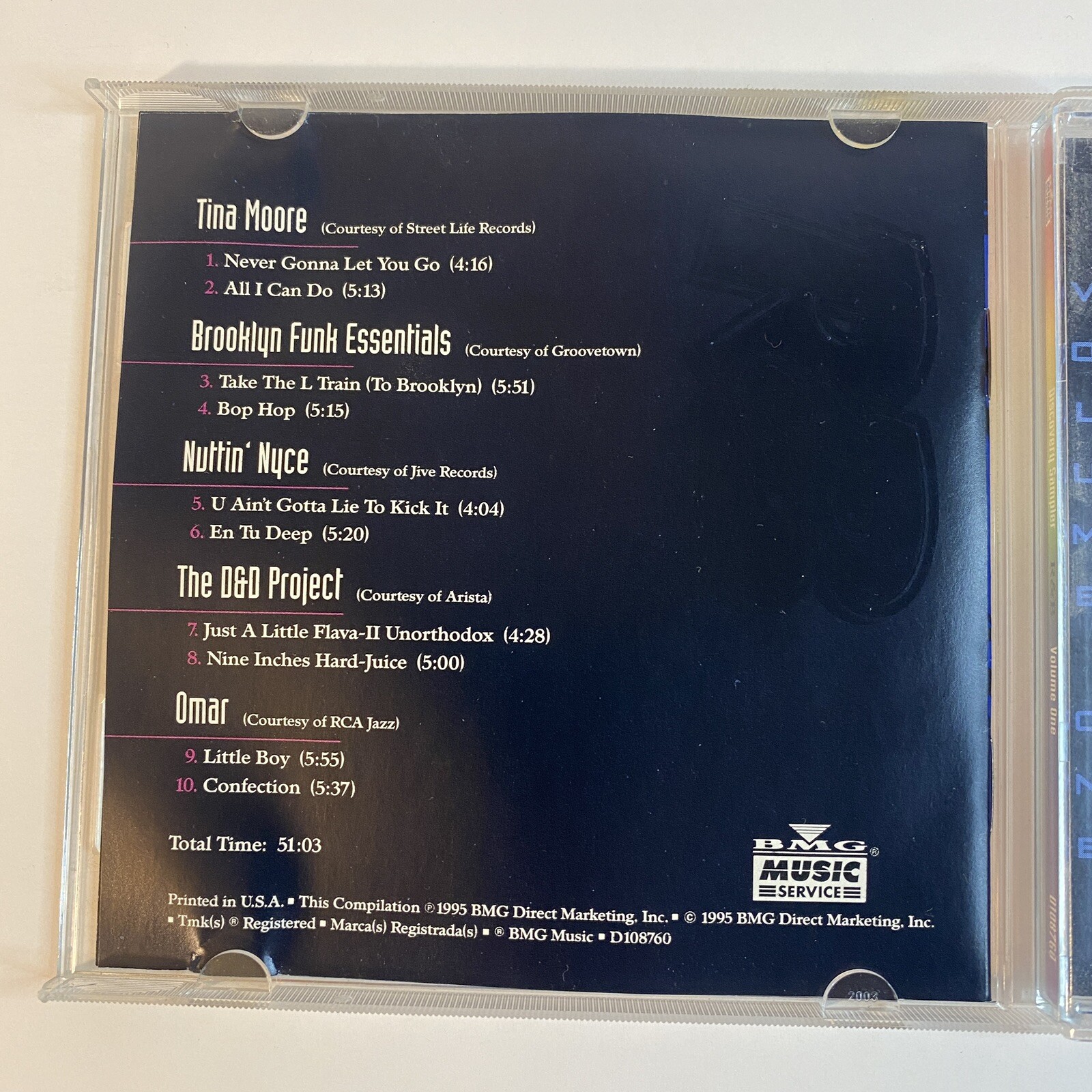 Discovery Sampler R&B Volume One (CD, 1995, BMG Music) Omar The D&D ...