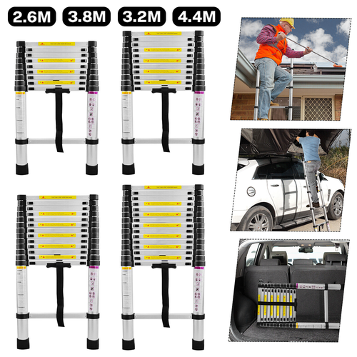 Telescopic Ladder Extendable Step Ladder Folding Multi Purpose ...