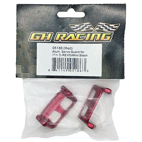 GH Racing Aluminum Servo Guard for Traxxas Mini E-Revo/Mini Slash - Red ...