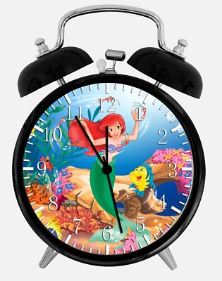 Little Mermaid Ariel Alarm Desk Clock 3.75" Home or Office Decor W152 ...