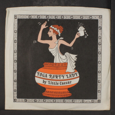 LITTLE CAESAR: toga party lady / togadisco CROSSWIND 7" Single 45 RPM ...