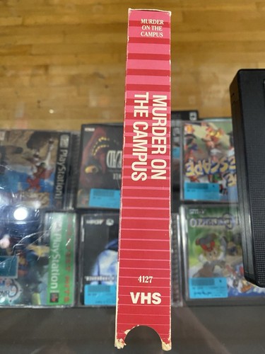 1962 MURDER ON CAMPUS VHS MOVIE ,Terrence Longden,Donald Gray W/Box ...