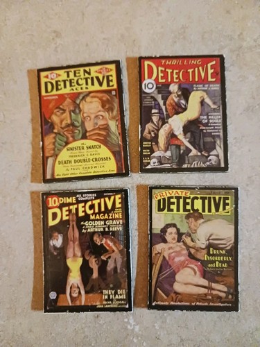 RARE Vtg 1940 Brèezy Spicy Mystery Detective Gun Molls Magazine Cover ...