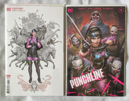 Two Punchline #1 Get The Point! Frank Cho, Derek Chew Variant, DC 2020 ...