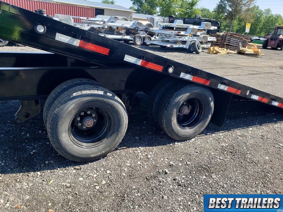 2024 MaxxD TDX trailer 40 ft deckover power tilt equipment gooseneck ...