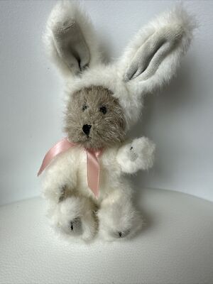 Boyds Bears Watson Easter Bunny Rabbit Costume 8” Vintage bendable arms ...