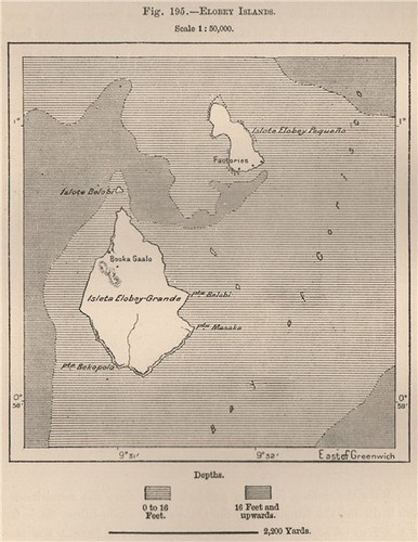 Elobey Islands. Equatorial Guinea. Great Elobey Grande. Elobey Chico ...