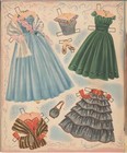 VINTGE UNCUT 1953 MARY HARTLINE PAPER DOLL LASR REPRODUCTIN~LO PR~HI QU ...