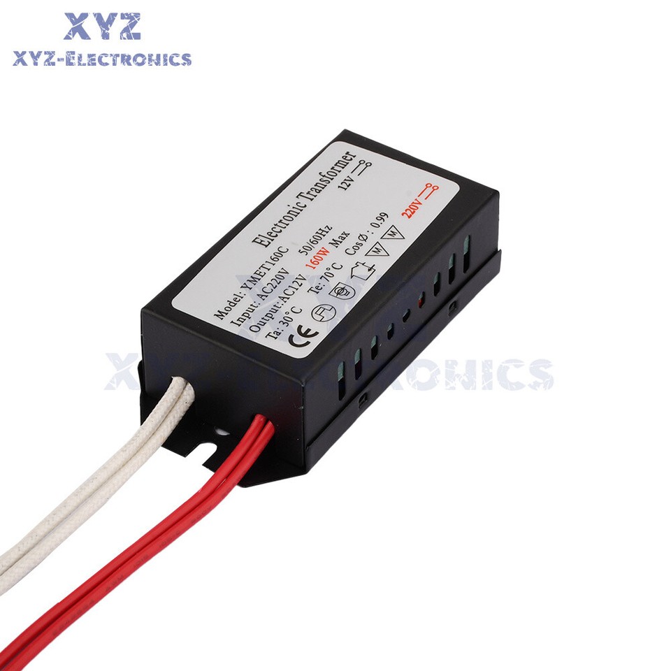 60W 120W 160W AC110V/220V To AC12V Halogen Lamp Light Electronic ...