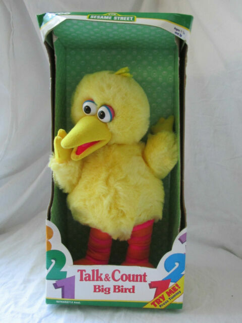 1995 TYCO "talk & Count Big Bird" Sesame Street Talking 62764 Plush ...