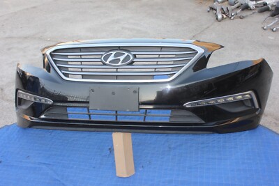 2015-2017 Hyundai Sonata Front Bumper Cover Grill LED DRL Lights ...