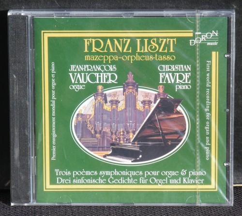 SEALED CD Liszt Jean-François Vaucher Christian Favre Doron | eBay
