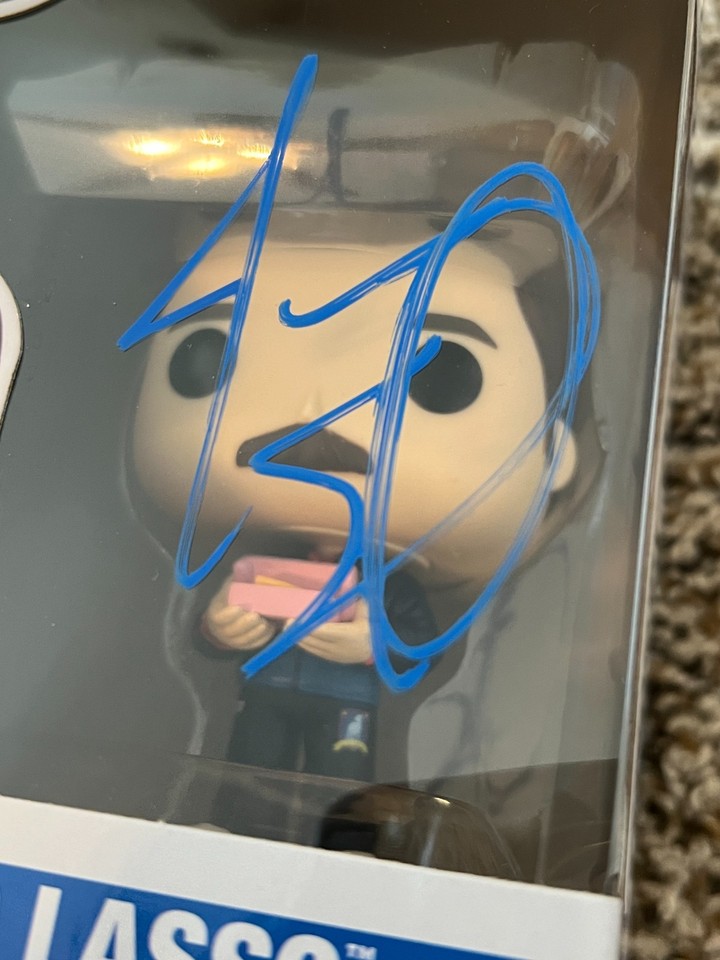 JASON SUDEIKIS TED LASSO 1506 SIGNED FUNKO POP AUTO ACTOR TV SHOW JSA ...