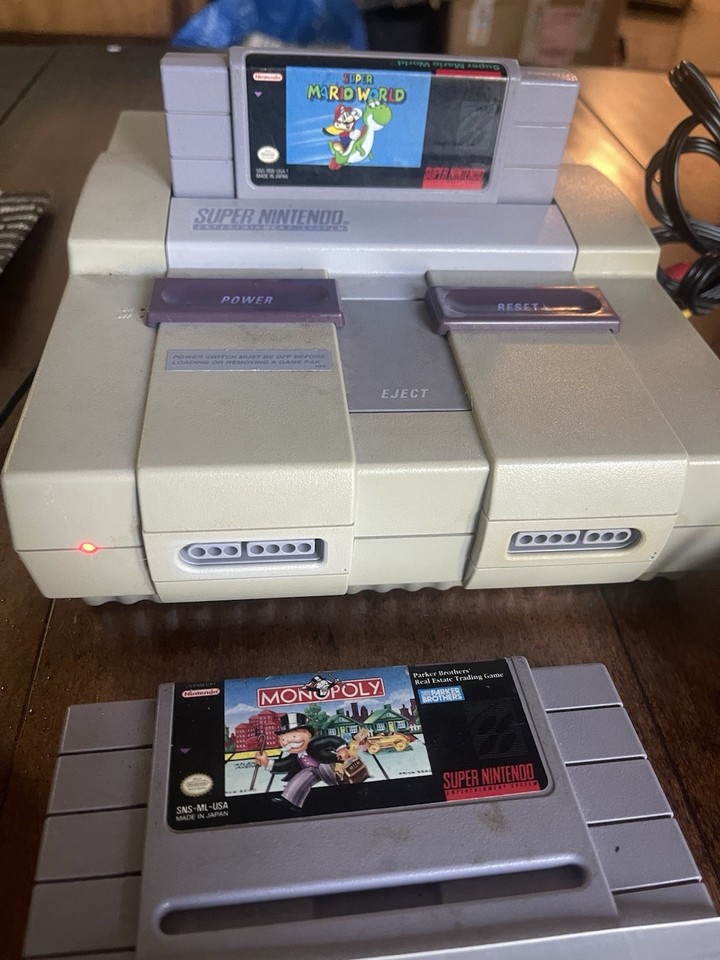 Super Nintendo SNES System Lot Games Controllers And More Vintage | eBay