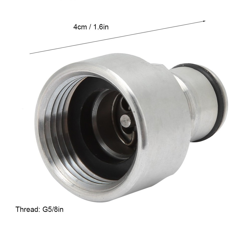 2Pcs Edelstahl Ball Lock Keg Coupler Adapter Ball Lock Quick Disconnect ...
