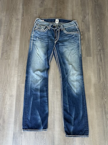 True Religion Rope Stitch Men’s Jeans - 33w/33L - 100% Cotton - Very ...