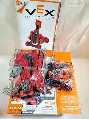 VEX ROBOTICS CATAPULT LAUNCHER By HEXBUG 150+ pc construction kit 20 ...